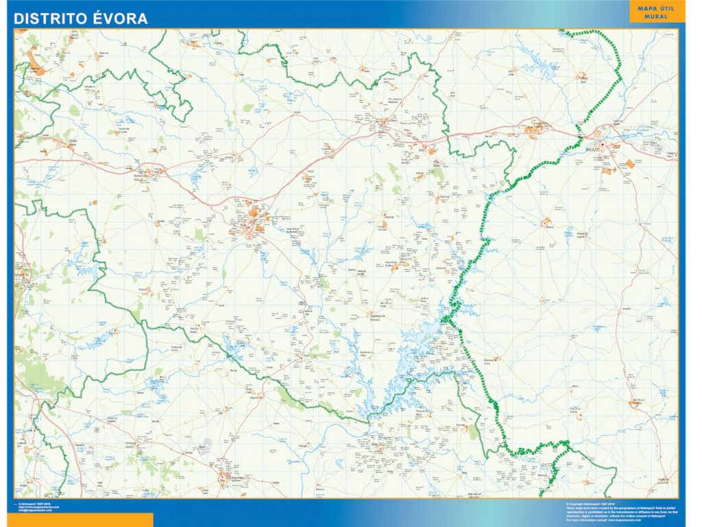 Distritos | Mapas de Portugal e do mundo parede